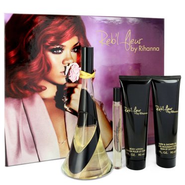 Rihanna Reb'L Fleur Perfume Gift Set, 4 Pieces - Walmart.com