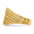 Auriga Fine Jewelry 14K Yellow Gold 13.5x13.5 Open Back Signet Ring for ...