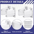 2 Pair Rear Drawer Mounting Bracket Compatible with 1284-3 Replacement ...