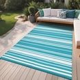Large Outdoor Rug, PP Woven Waterproof UV Resistant Reversible Foldable ...