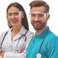 Face Shield, Clear Visor, Polycarbonate, Hook-and-Loop Suspension ...