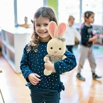 Joyivity Reversible Strawberry Bunny Plush Toy, Strawberry Rabbit ...