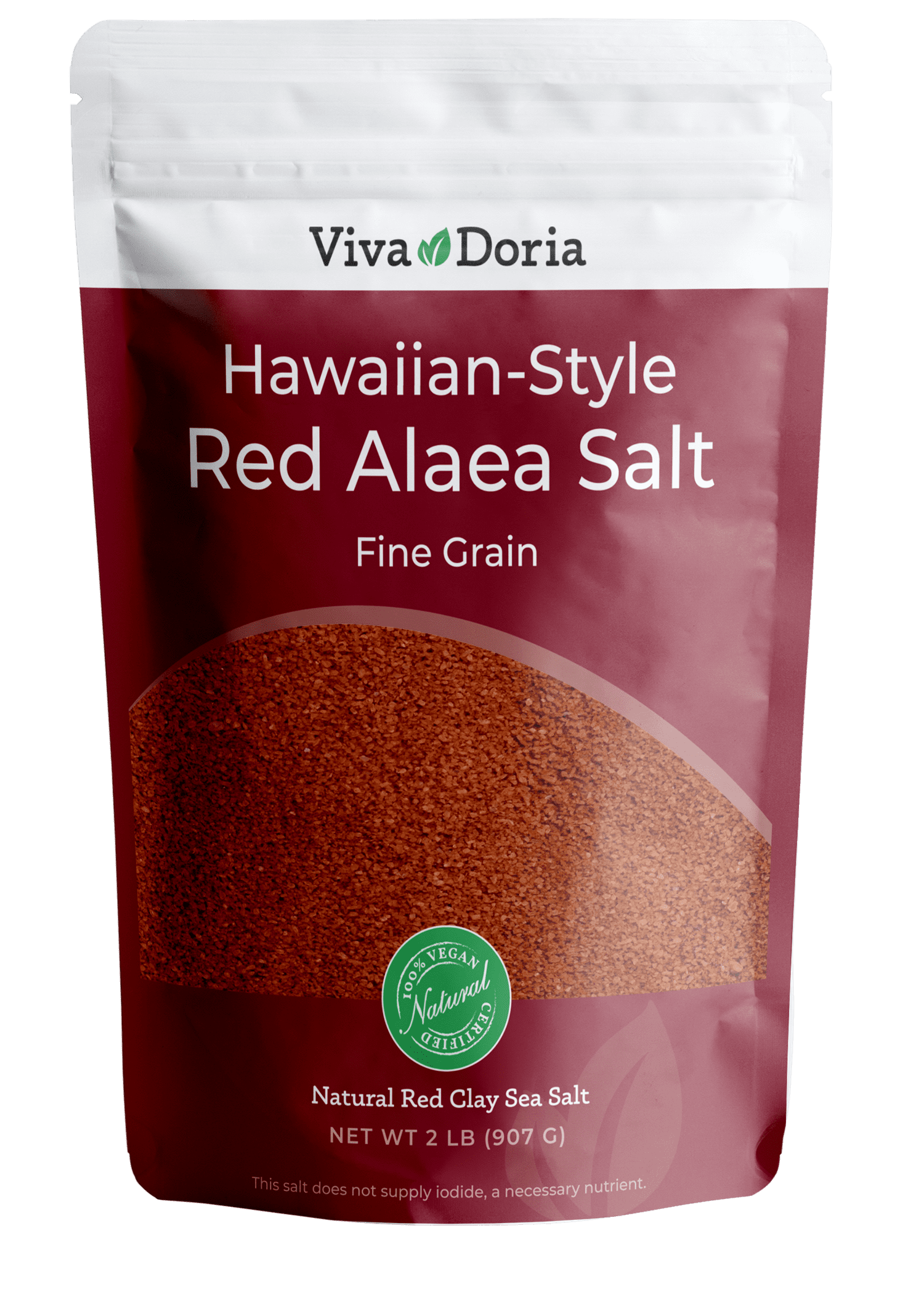 Viva Doria Hawaiian Red Alaea Sea Salt, Fine Grain, 2 lb - Walmart.com