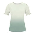GaThRRgYP Women's Short Sleeve Everyday Basic Top,Women's Fashion ...