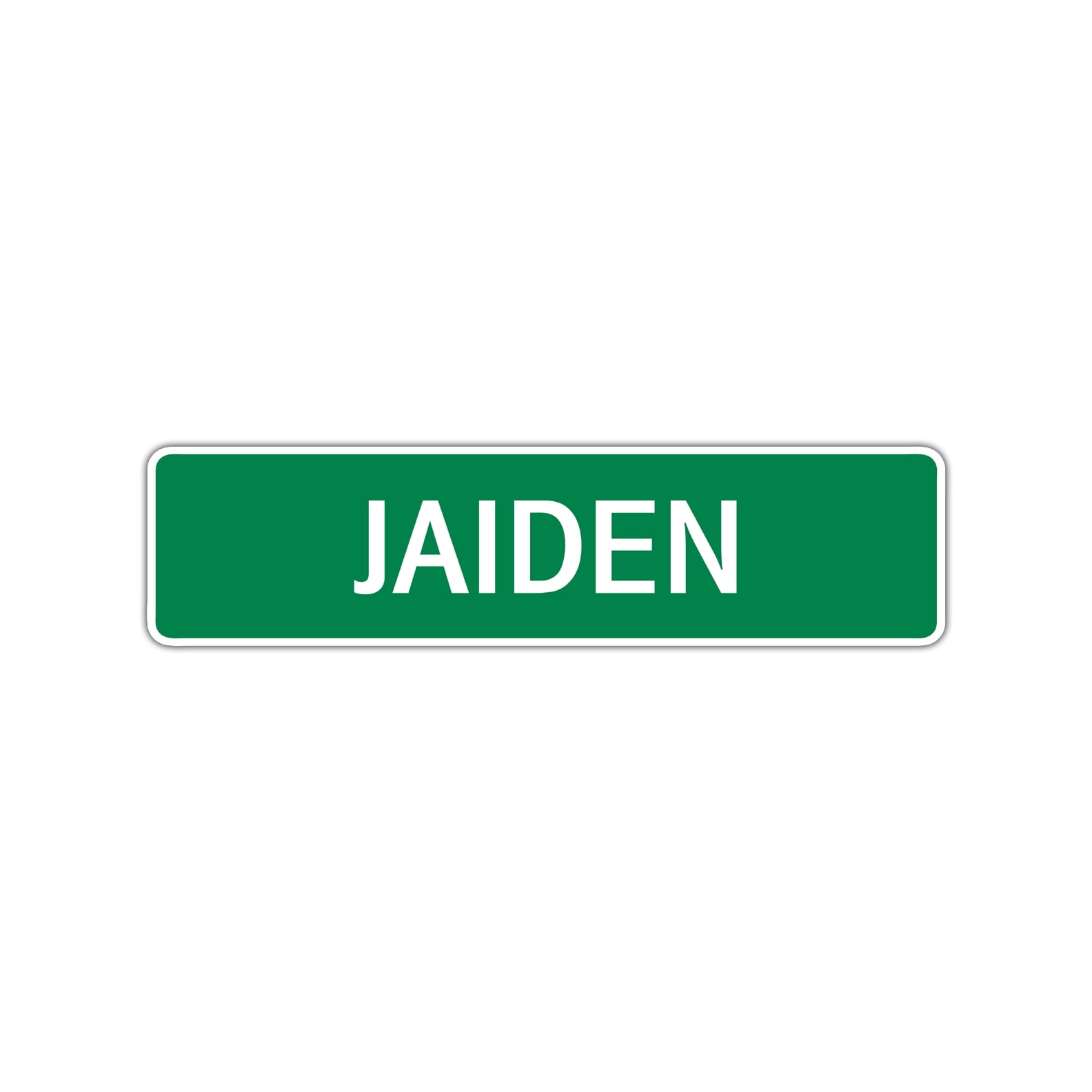 Jaiden Boys Children Name Kids Letter Printed Label Wall Plaque ...