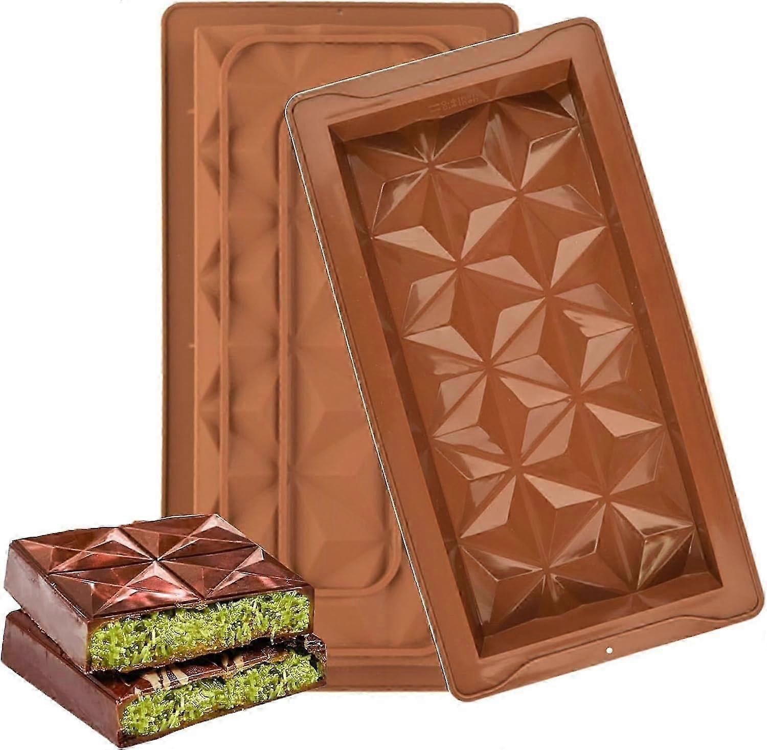 Deep Chocolate Bar Moulds | Silicone Chocolate Mould | Heat Resistant ...