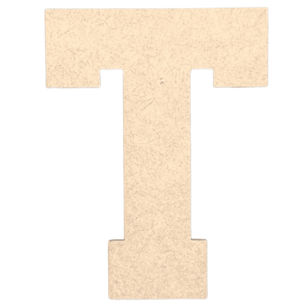 Krafty Supply - 8" Tall MDF Letter T | 1/8" Thick |Collegiate|Wooden ...