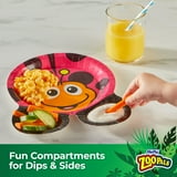 Hefty Zoo Pals 7.75 Inch Kids Paper Plates with Animal Designs, Soak ...