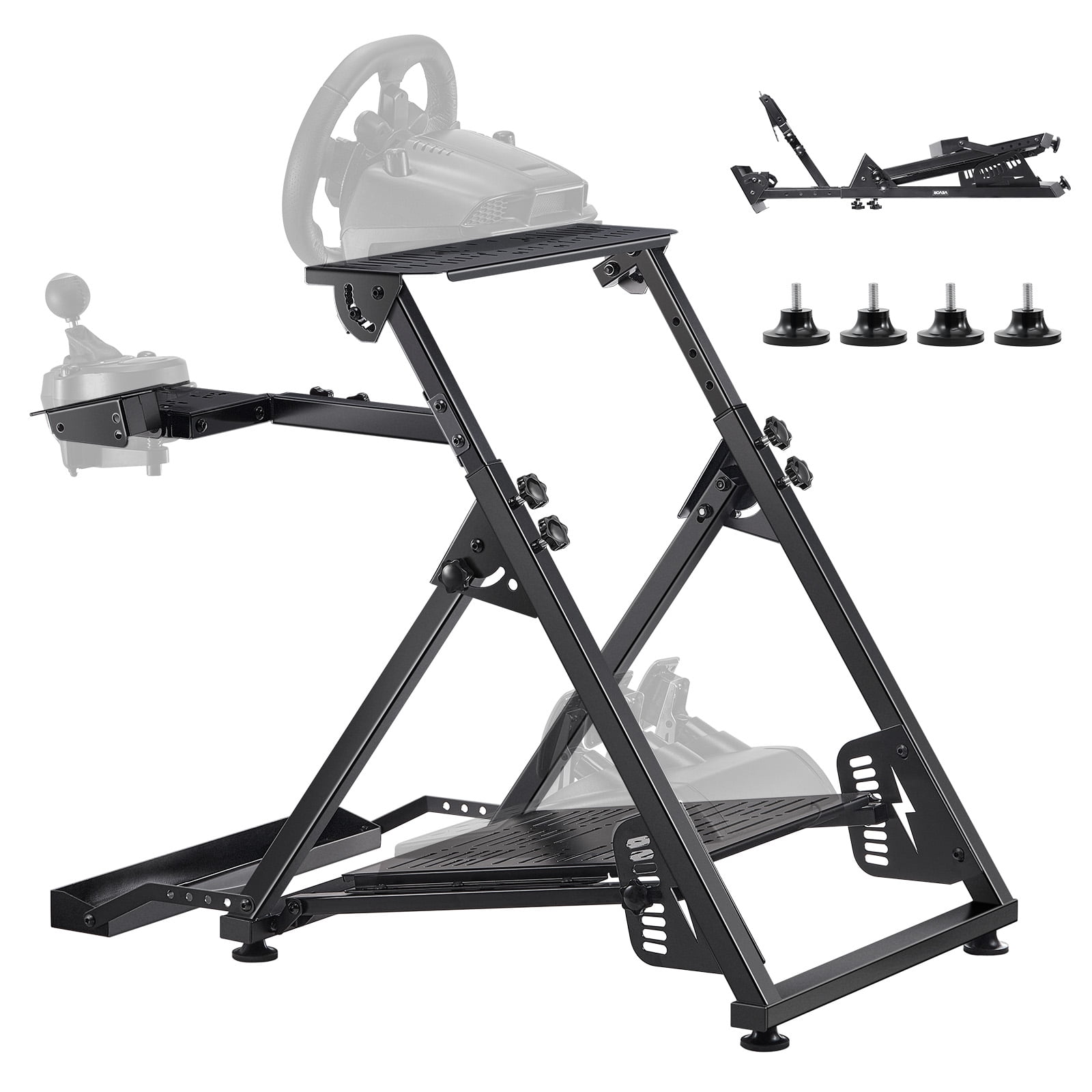 Click here for Vevor Racing Wheel Stand Simulator Cockpit Foldabl... prices