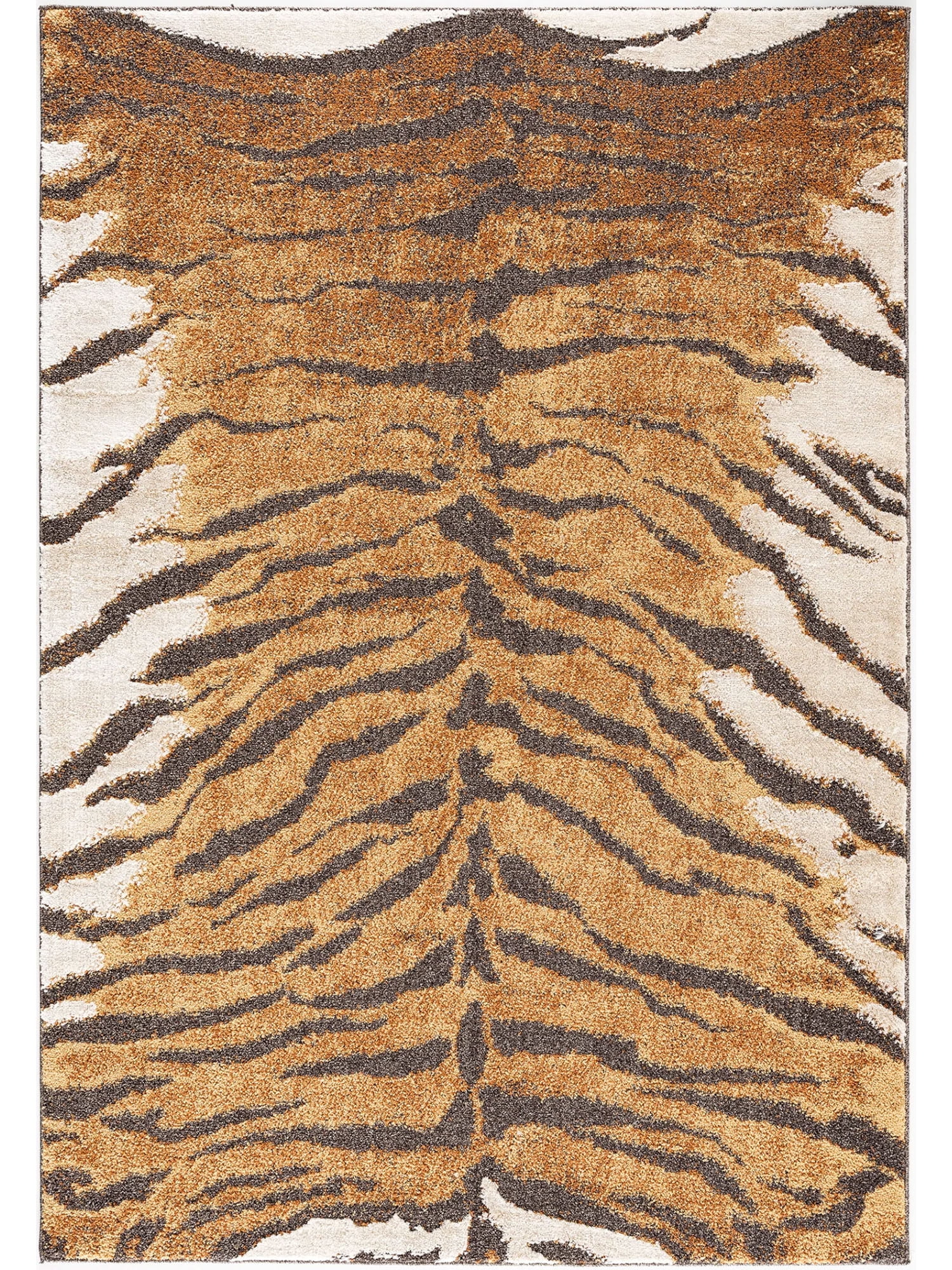 Mother Ruggers Chennie Chic Tiger Luxury Modern Rug for Living Room ...