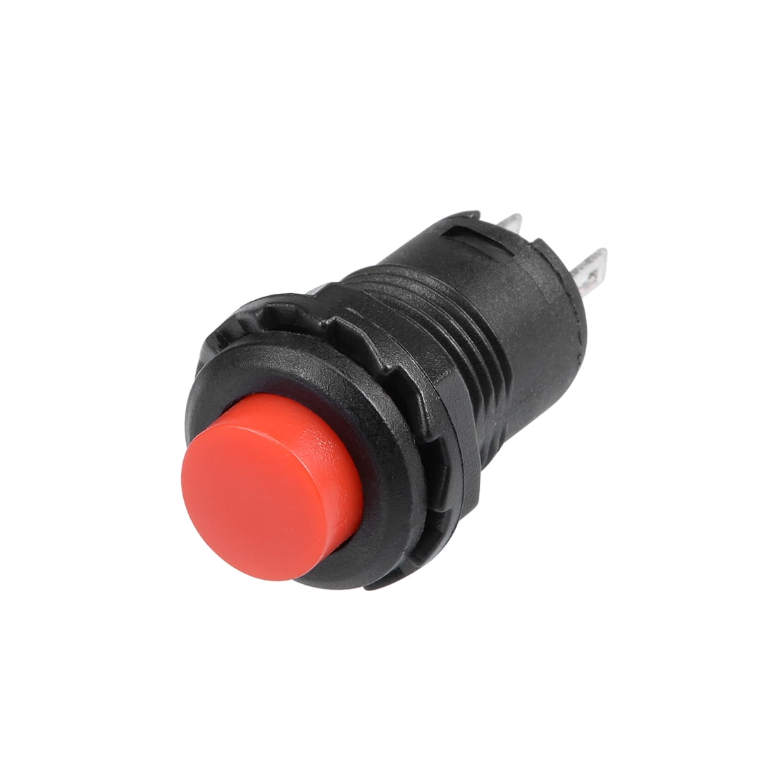 5pcs 12mm Latching Type Push Button Switch Red Round Button SPST NO ...