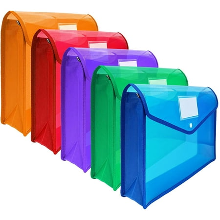 SHIJI65 B4 Plastic File Wallet Envelope Expanding File Folder Document ...