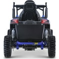 MotoTec Raider Kids UTV 48v 1200w Full Suspension Blue - Youth ATV Quad ...