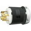 Hubbell Insulgrip Twist-Lock Generator Plug, 3 Pole 4 Wire, 30 Amp, 125 ...