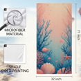 Boho beach towels An underwater scene with corals - Walmart.com