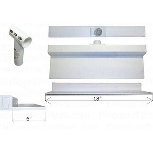 CMP 18 in. Pool Waterfall with 6 in. Lip & Back Port - Walmart.com