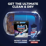 Free Shipping! Finish Quantum Infinity Shine 70ct Dishwasher Detergent ...