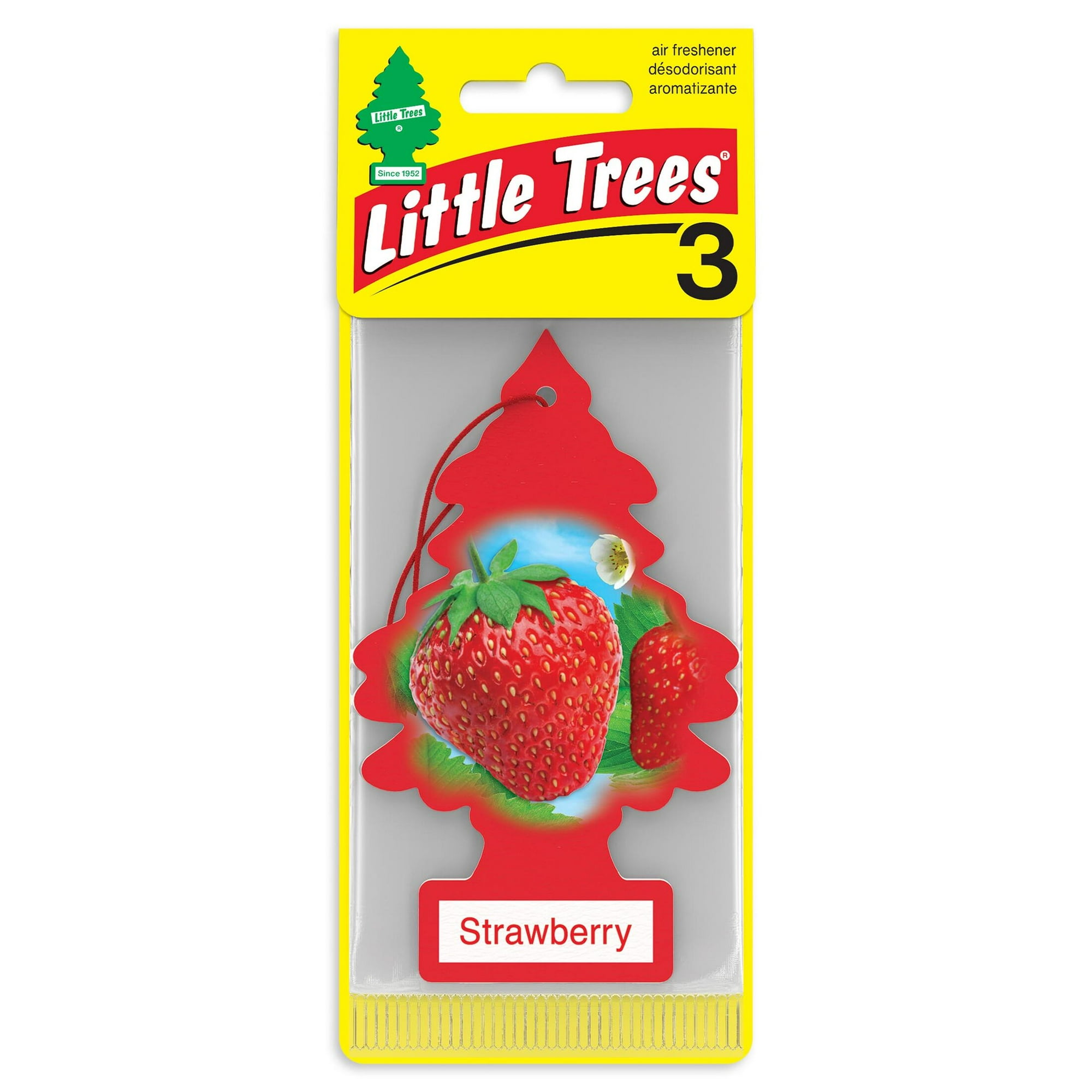 Click here for Little Trees Air Freshener Strawberry 3-Pack 24 Pa... prices