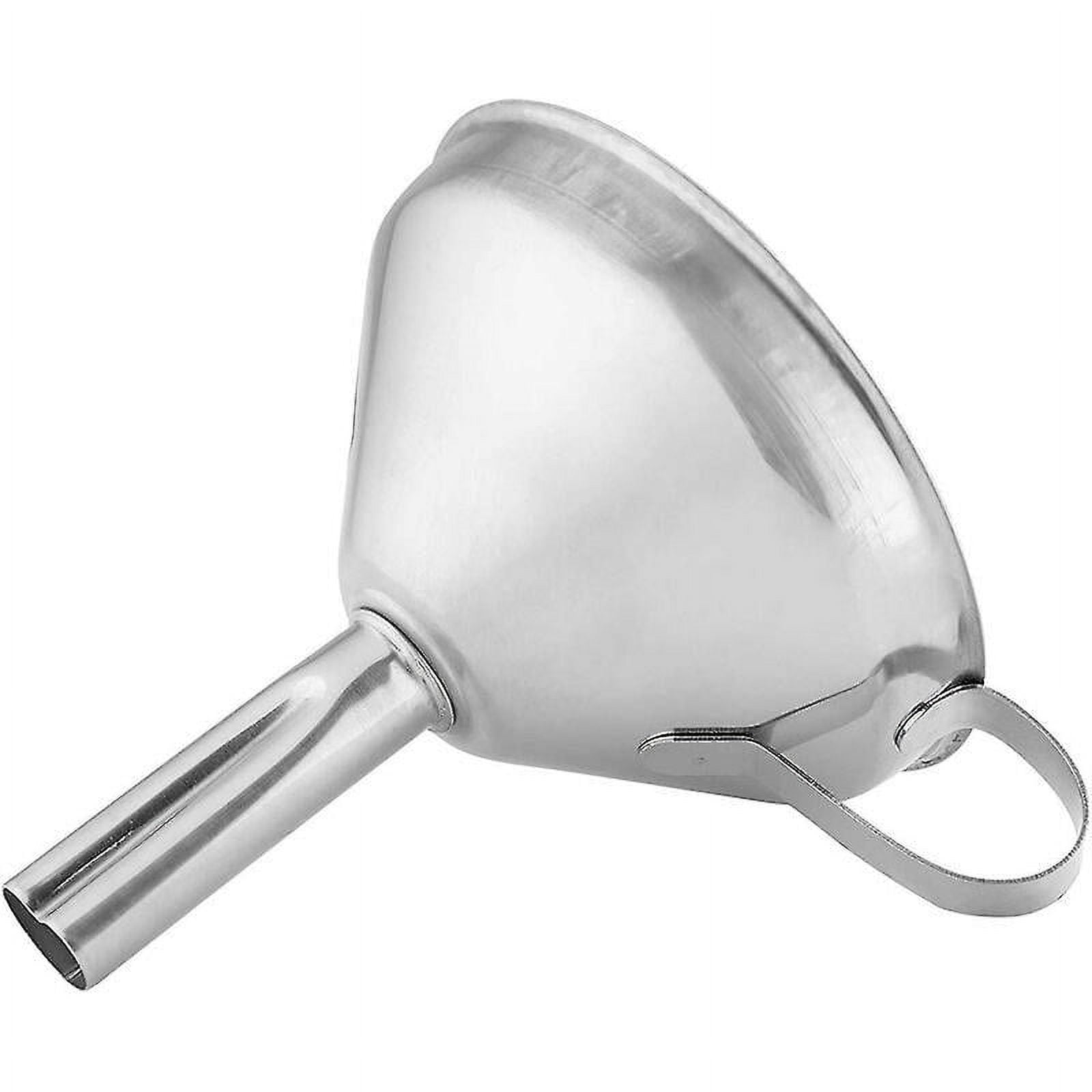 Embudo de acero inoxidable MACHAO con mango Diámetro 10 cm | Walmart en ...