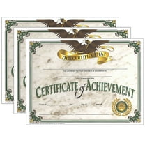 Hayes Achievement Certificate, 8.5" x 11", Pack of 30 - Walmart.com