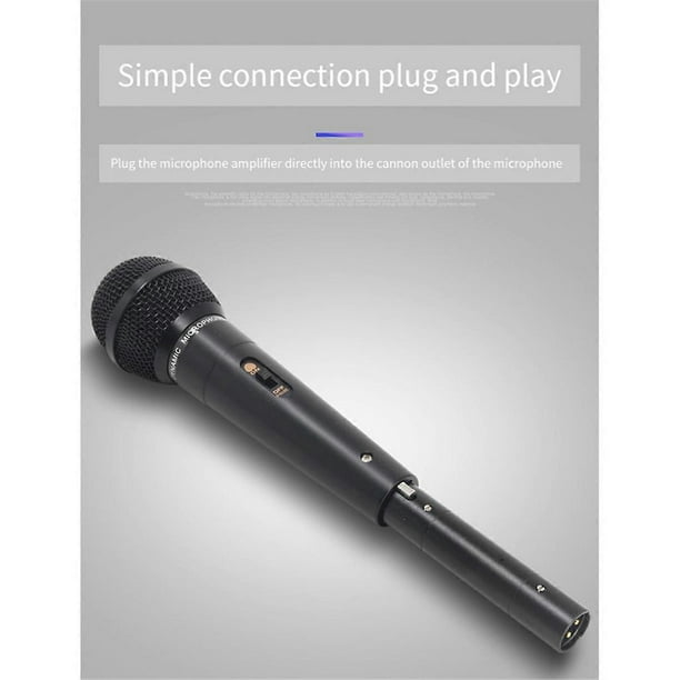 Dynamic Microphone Preamp Portable Microphone Preamp Black | Bodega ...