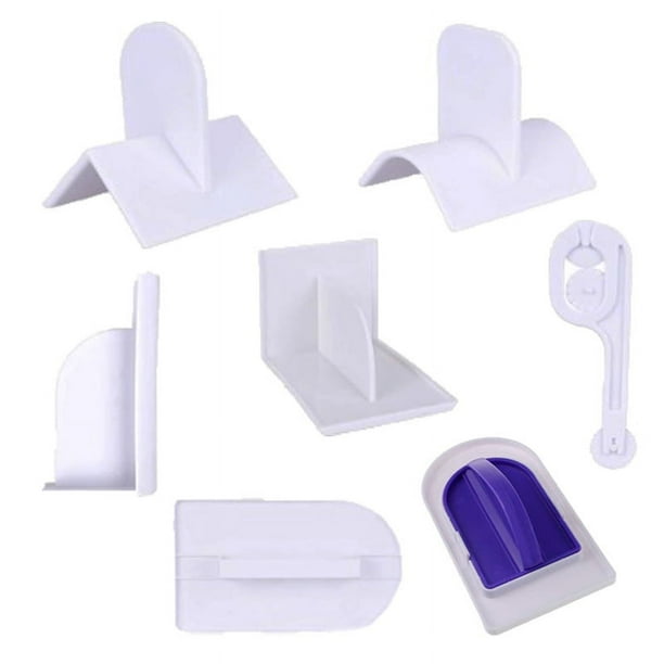 7Pcs Fondant Cutter Smoother (Cut, Smooth, Shape) For Baking Lovers ...