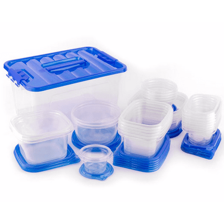 54Pc Plastic Containers Set - Walmart.com