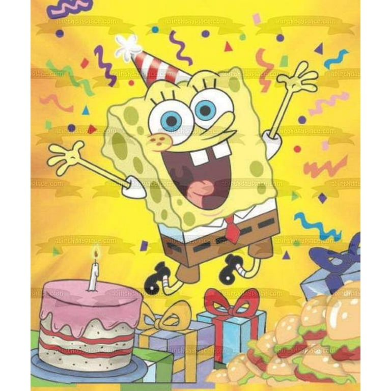Spongebob Happy Birthday Cake