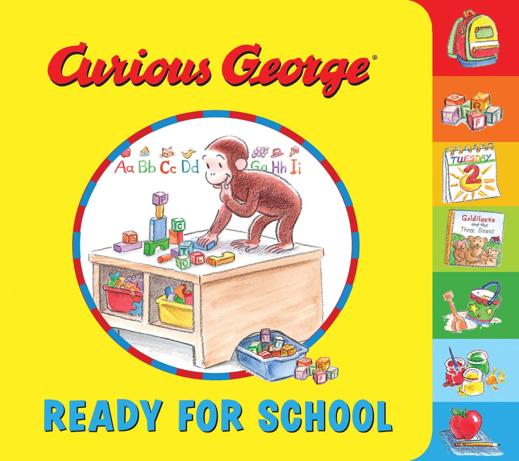 Curious George Ready for School (Board Book) - Walmart.com