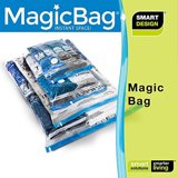 MagicBag® Original Flat Instant Space Saver Storage - Double Zipper - 4 ...