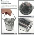 Mini Fridge Organizer Miniature Gardening Accessory Tin Bucket ...