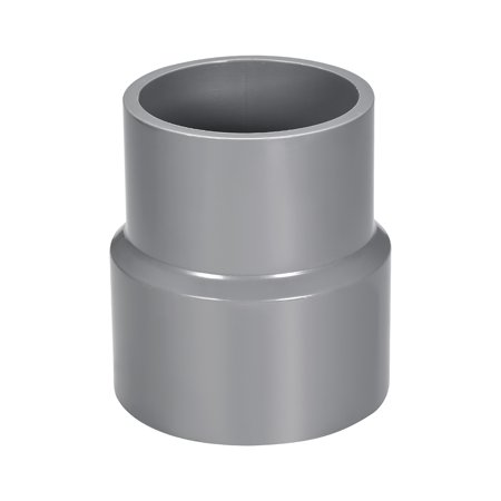 75mm x 63mm PVC Reducing Coupling Hub by Hub, DWV Pipe Fitting Gray ...