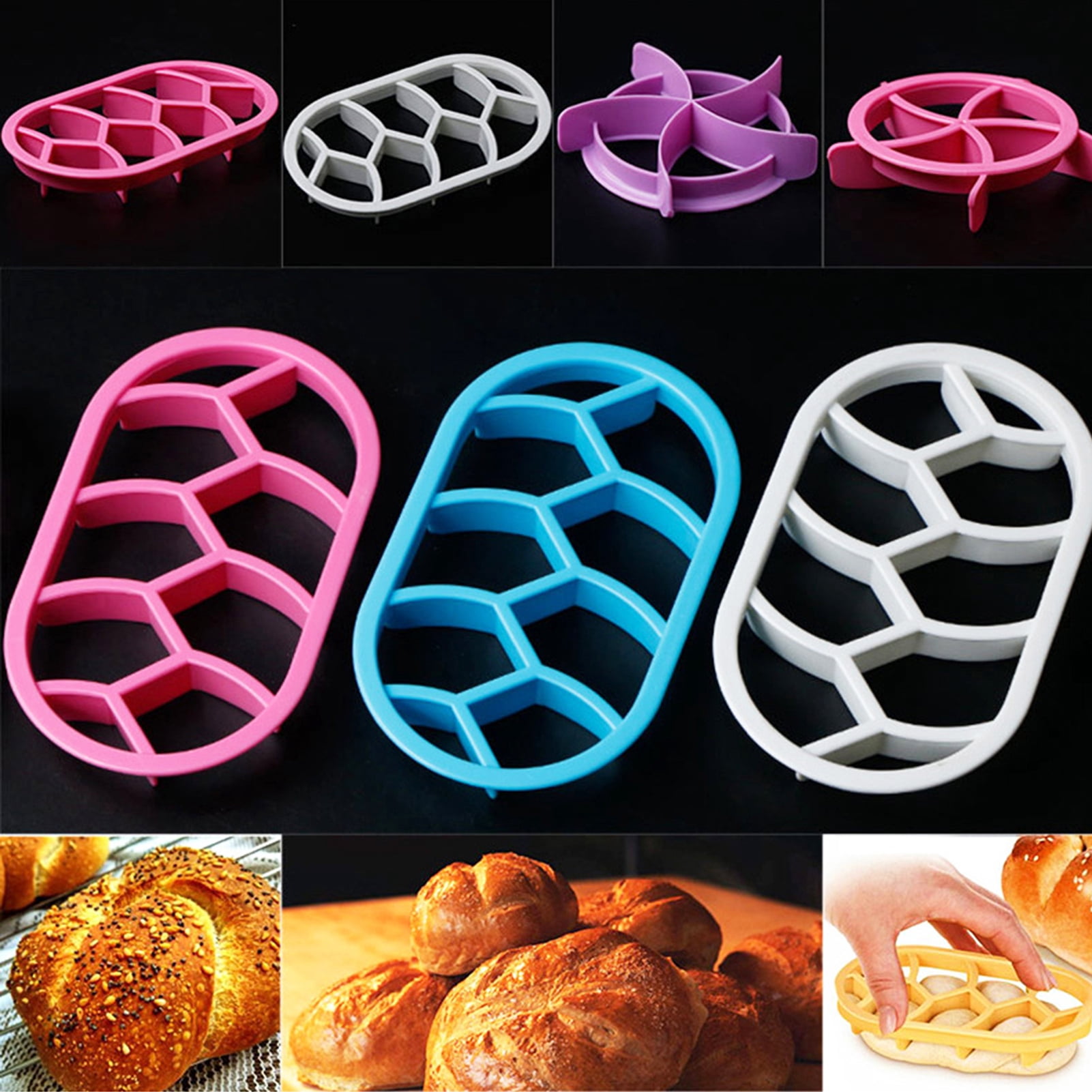 Circular Oval Fan-Shaped Bread Molds - Easy Demoulding - Non-Stick ...