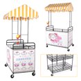 golytefs Pushcart Foldable Portable Market Street Food Vendor Stalls ...
