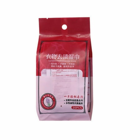 Clothing Stain Removal Wet Wipes, Individual Wrapped Cleaning Wipes For ...