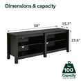 Zinus Camden TV Stand for TVs up to 65", Espresso - Walmart.com