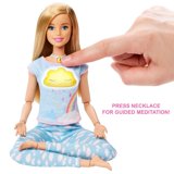 Barbie Breathe with Me Meditation Doll, Blonde, with 5 Lights & Guided ...