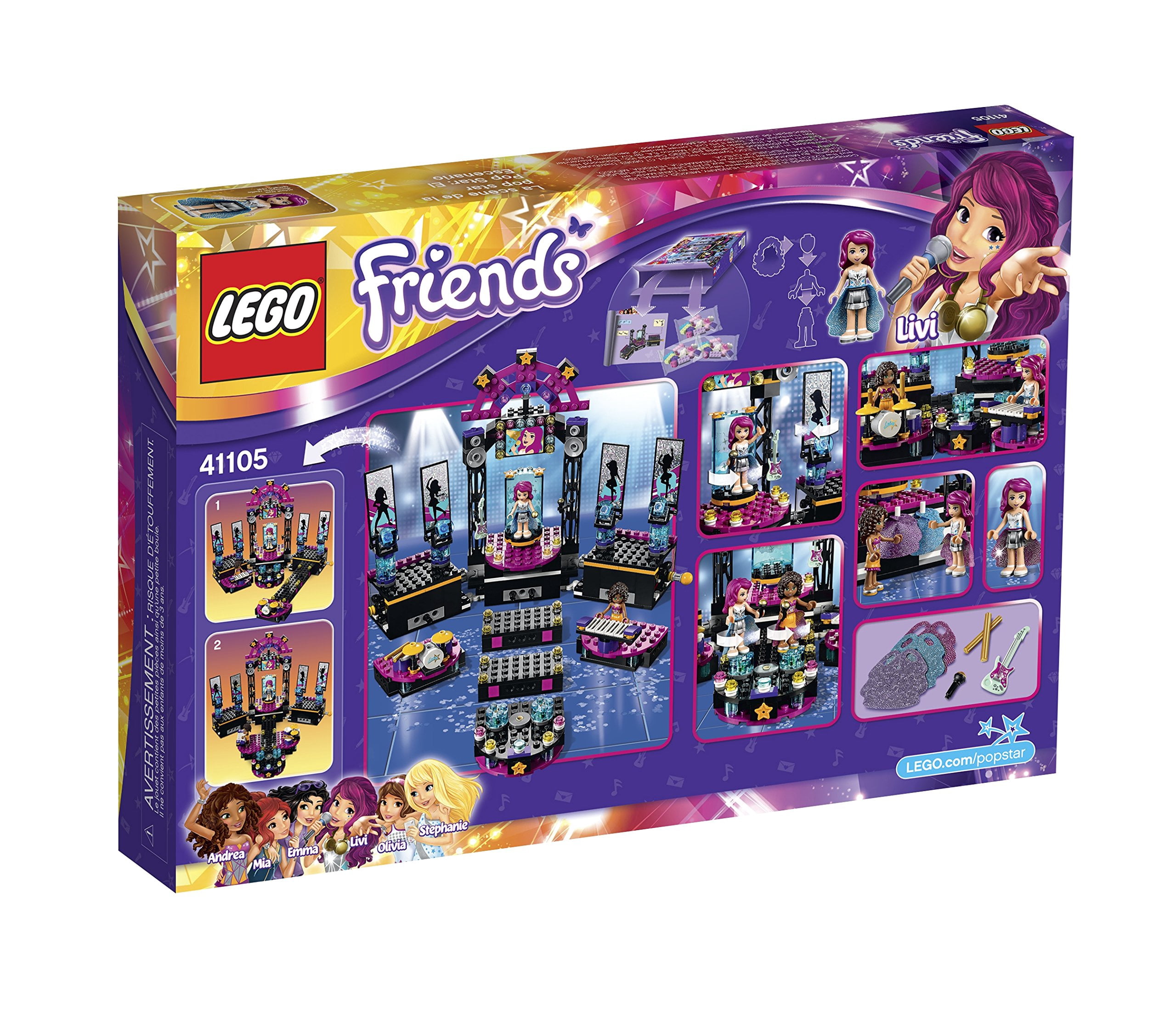 LEGO Friends 41105 Pop Star Show Stage Building Kit LEGO - | Walmart en ...