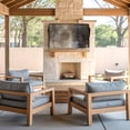 Abstract Brown Paint Outdoor TV Cover 40 to 43 inch Vintage Gradient ...