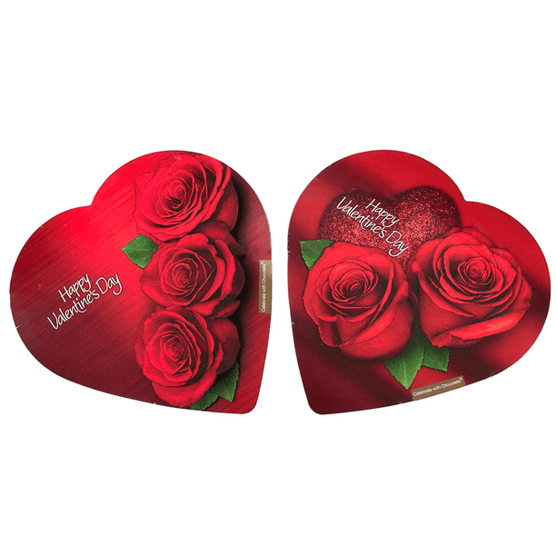 Pack of 2 Assorted Elmer Chocolates (Made in USA) in Heart-Shaped Boxes ...