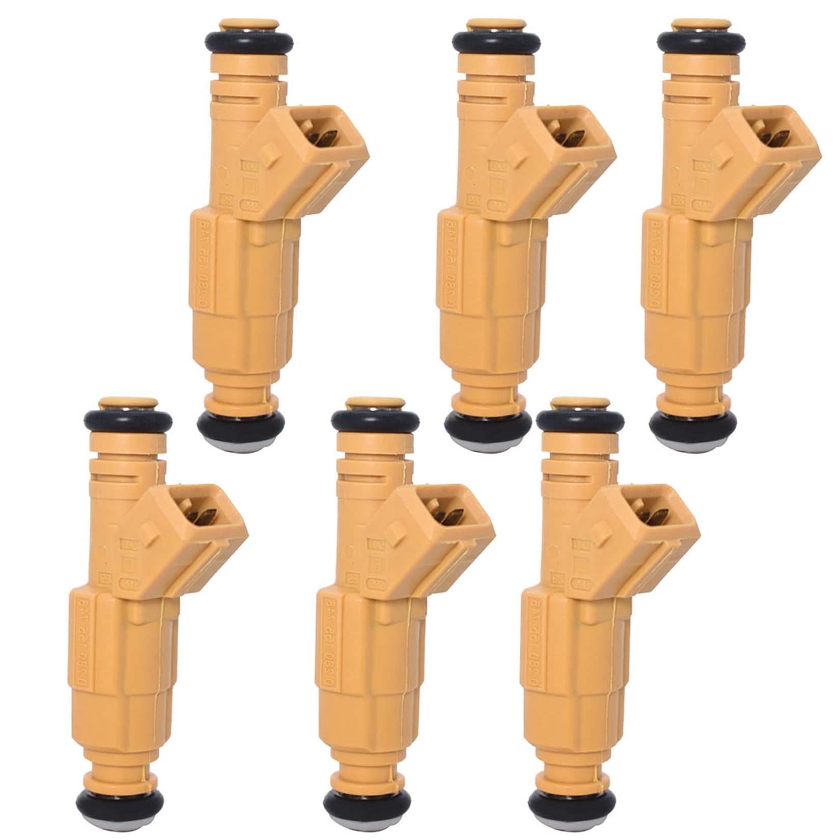 6 Pcs Fuel Injectors 0280155746 0280155702 Fit for Jeep Cherokee 1989 ...