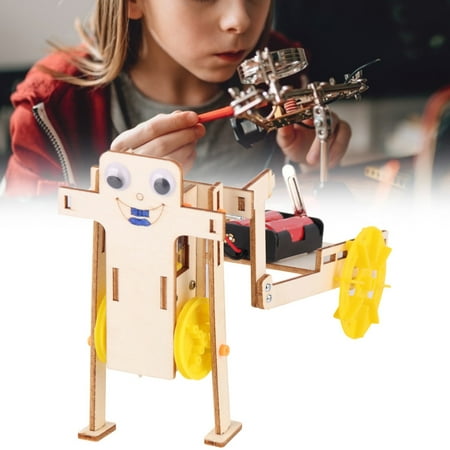 Children DIY Robot, Scientific Assemble DIY Pulling Robot, For Student ...