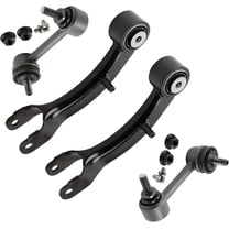 Detroit Axle - Rear Upper Control Arms + Sway Bar End Links Kit ...