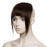 MY-LADY Clip in Bangs 100% Remy Human Hair Extension French Bang Thick ...