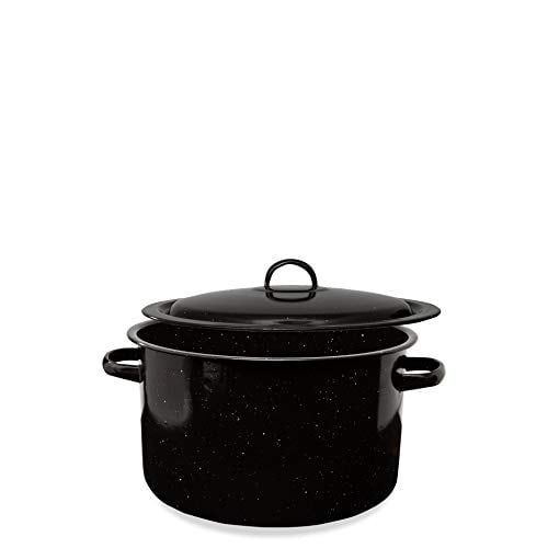 Millvado granite 12 Qt Stockpot: Nonstick Soup Pot With Lid - Speckled ...
