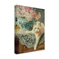 Trademark Fine Art 'Peonies And Lace' Canvas Art by Jan Benz - Walmart.com