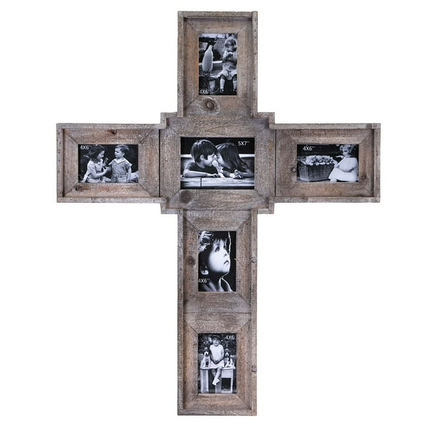 Imax Cross Family Collage Picture Frame - Walmart.com - Walmart.com