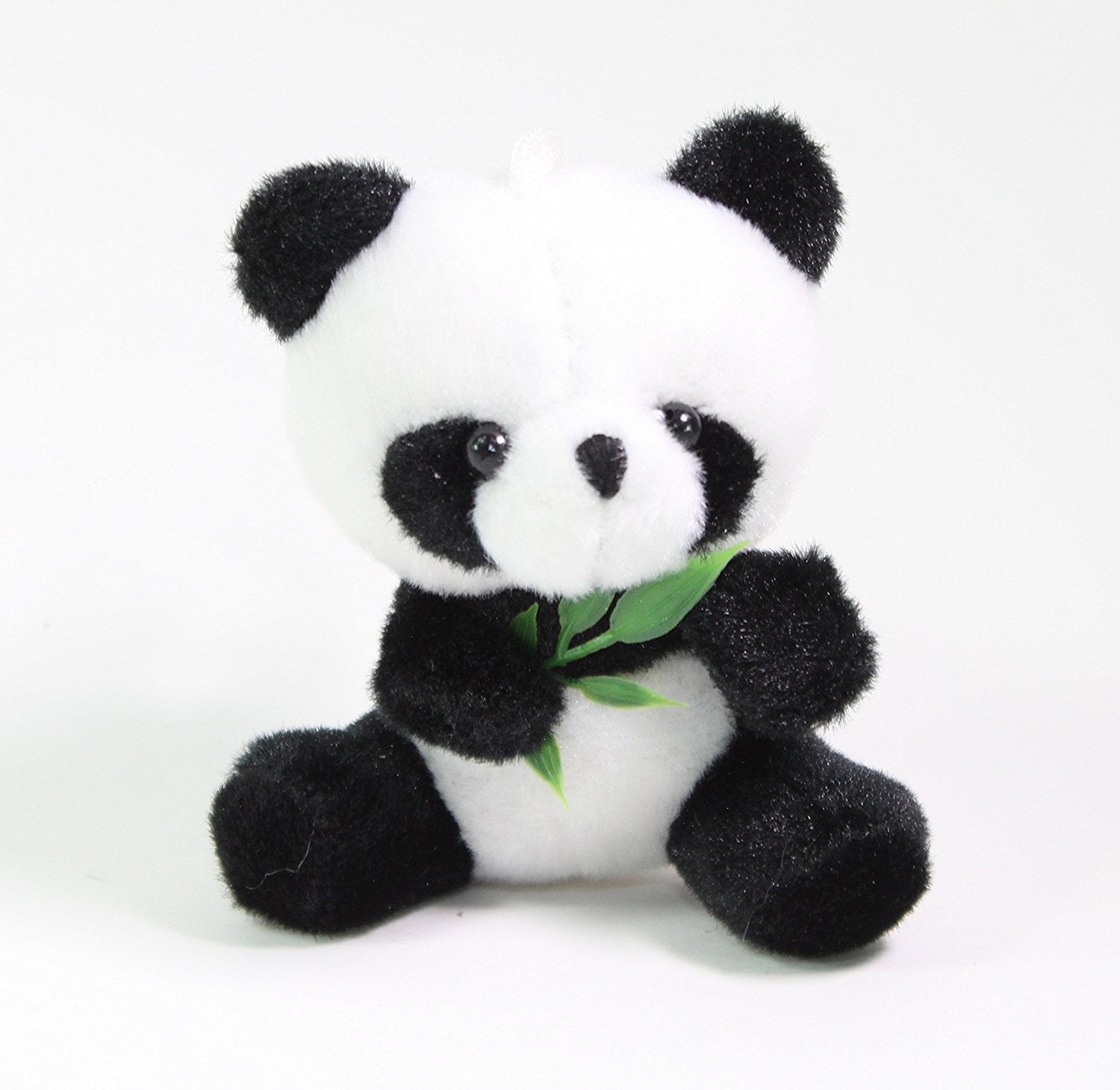 3" Panda Eating Bamboo Stuffed Plush Wall Window Hanging Animal Toy ...