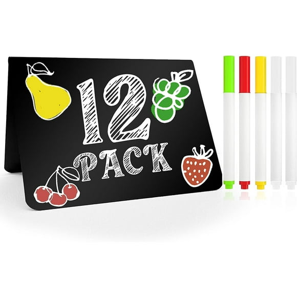 Food Label Holders Buffet