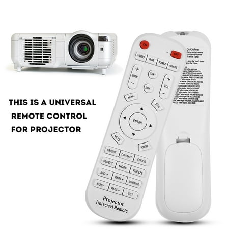 Ejoyous White Universal Remote Control Controller for Projector ...